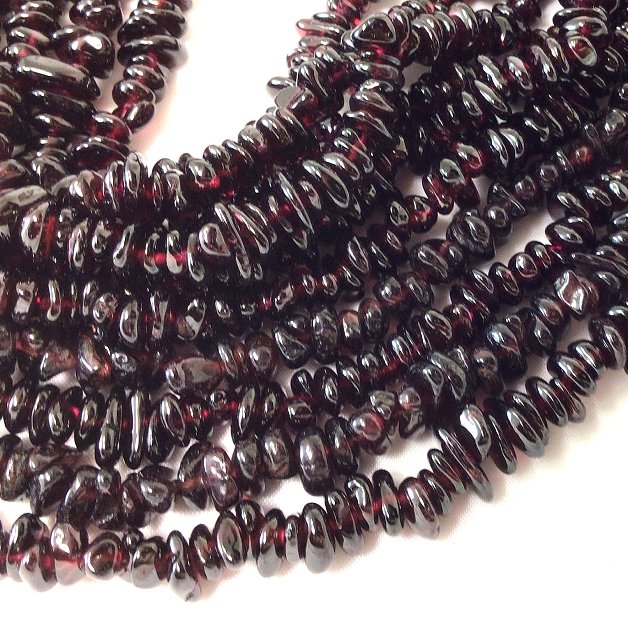 Gemstone Garnet Chip Bead High Quality Small Garnet Chip Nugget Pebble ...