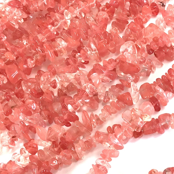 Cherry Quartz Gemstones - Etsy