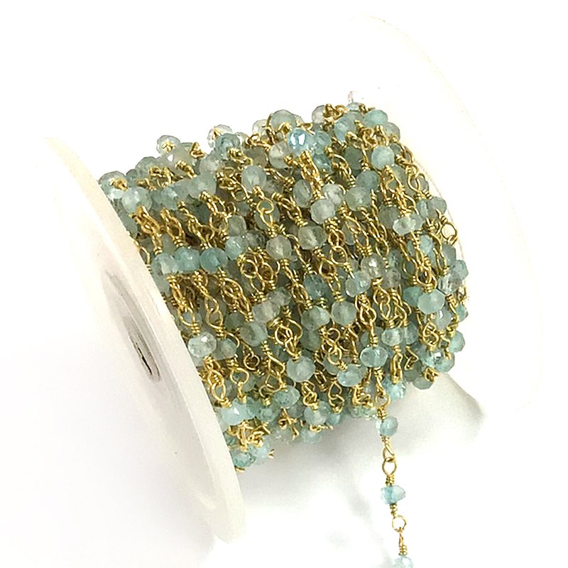 Blue Crystal Chain - Etsy