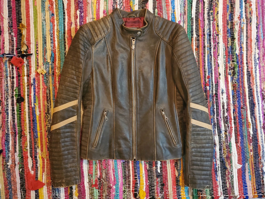 Women's Leather Jacket - Size S - Hidesign - Etsy