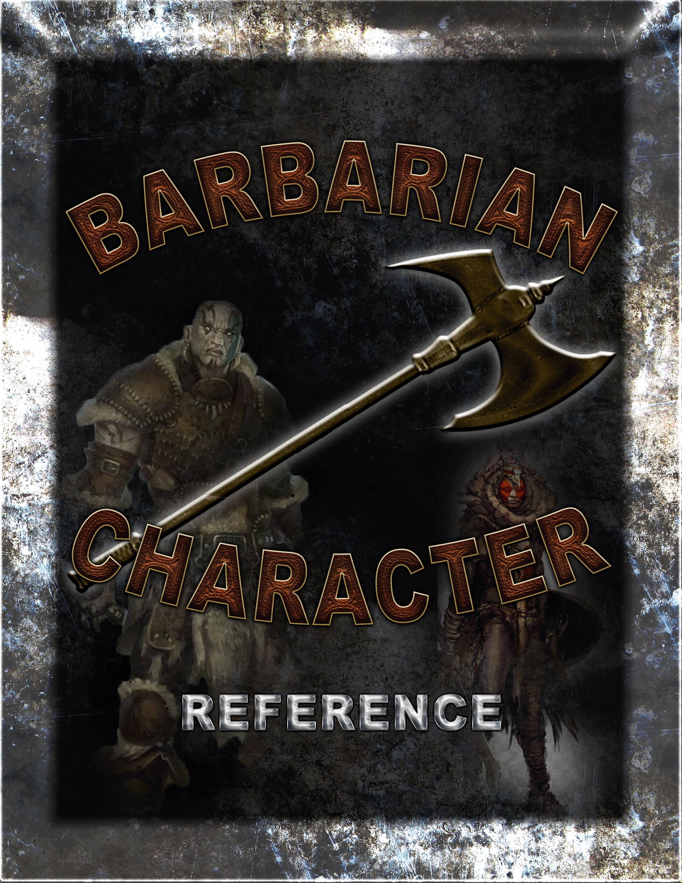 Barbarian Class-specific Character Reference Sheet (PDF, Fully ...