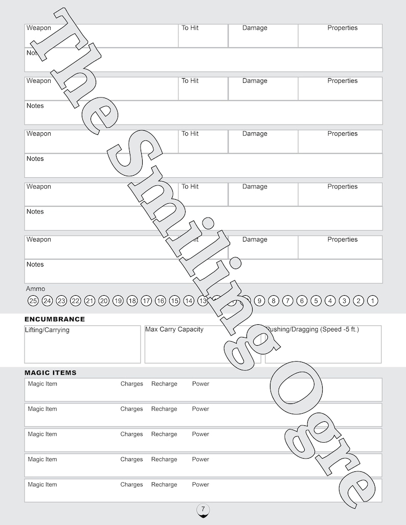 Barbarian Character Sheet, Dungeons and Dragons 5E (PDF, Digital Download) - Etsy