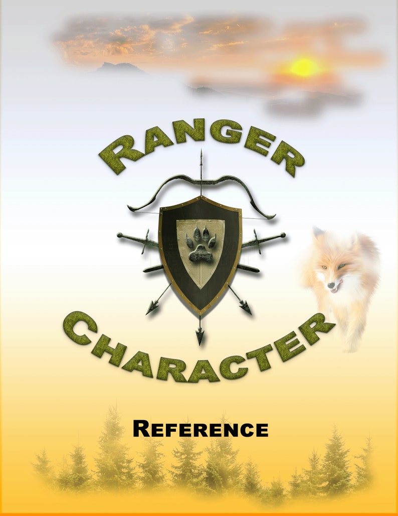 Ranger's Class-specific Character Record (PDF, Digital Download) Fully ...