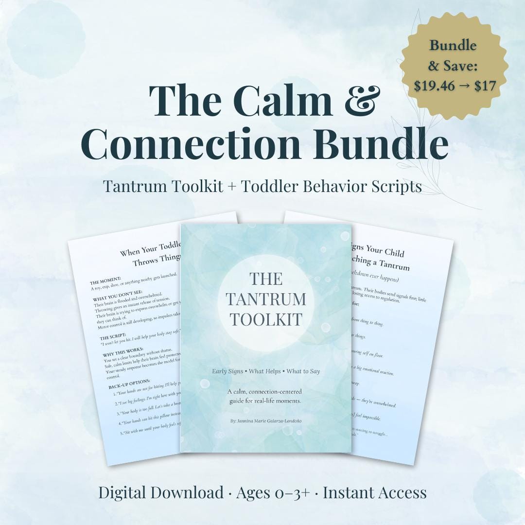 Toddler Tantrum + Behavior Script Bundle | the Calm & Connection Bundle ...