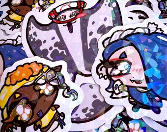 SPLATOON 3 Shiver and Frye Deep Cut Idol Vinyl Stickers - Etsy