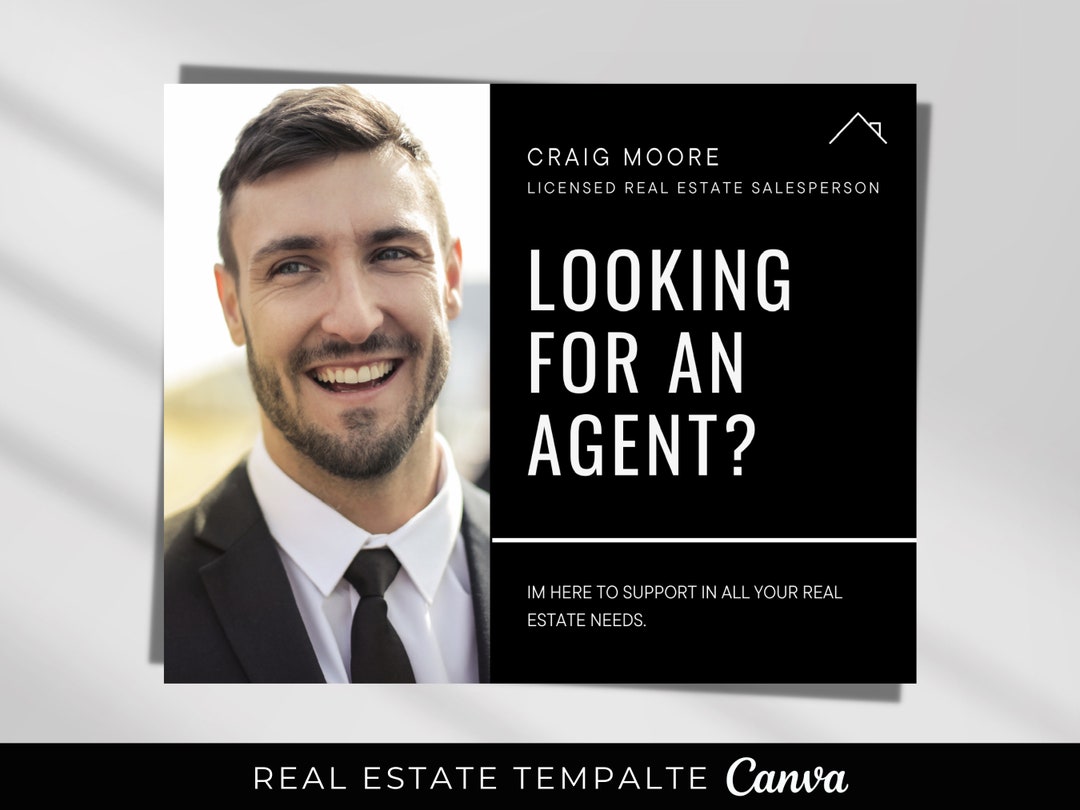 Real Estate Sales Postcard TEMPLATE, Modern Real Estate Post Card, Real ...
