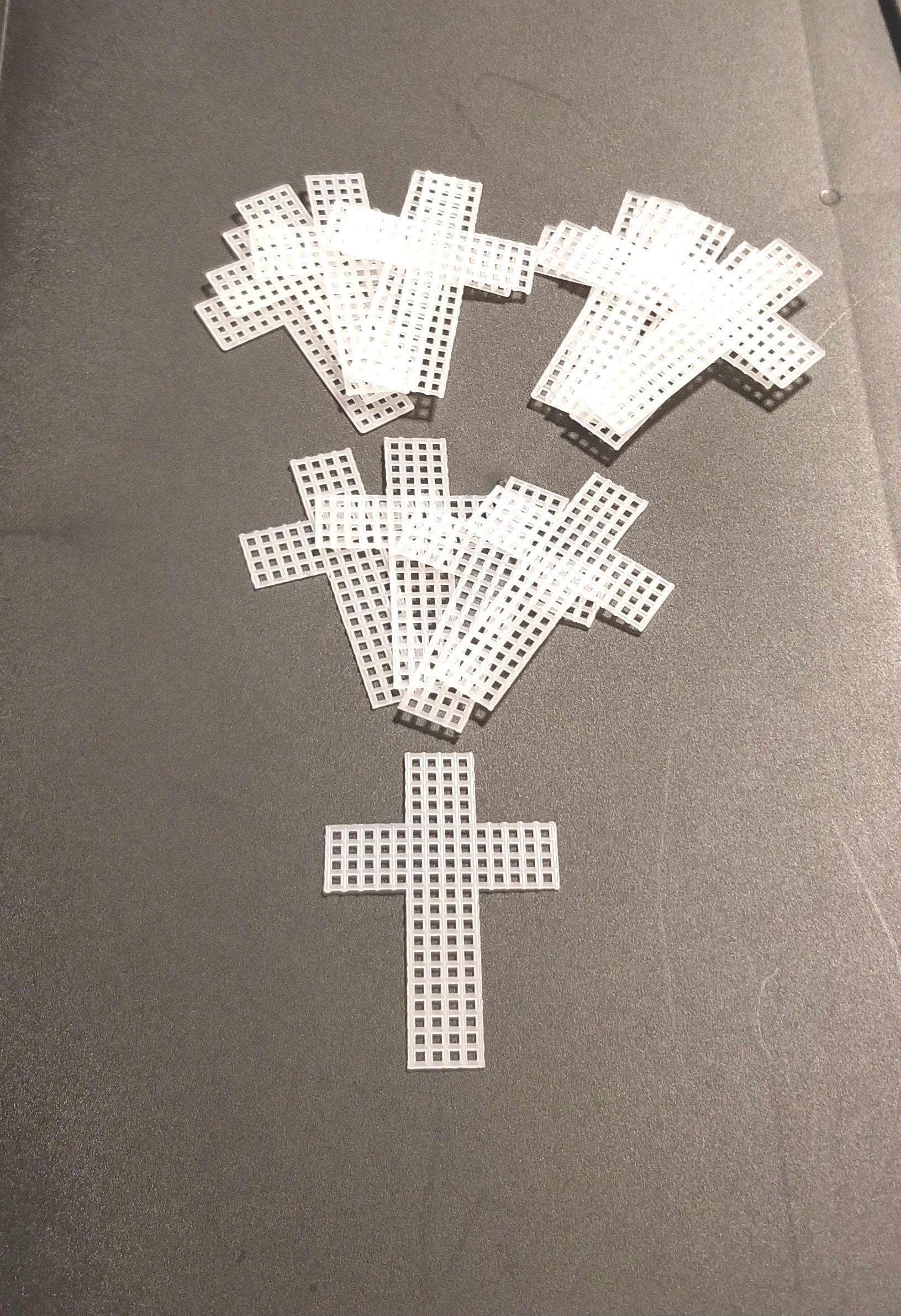 15 Cross Shapes, Plastic Canvas Precut. Needlepoint Craft. - Etsy