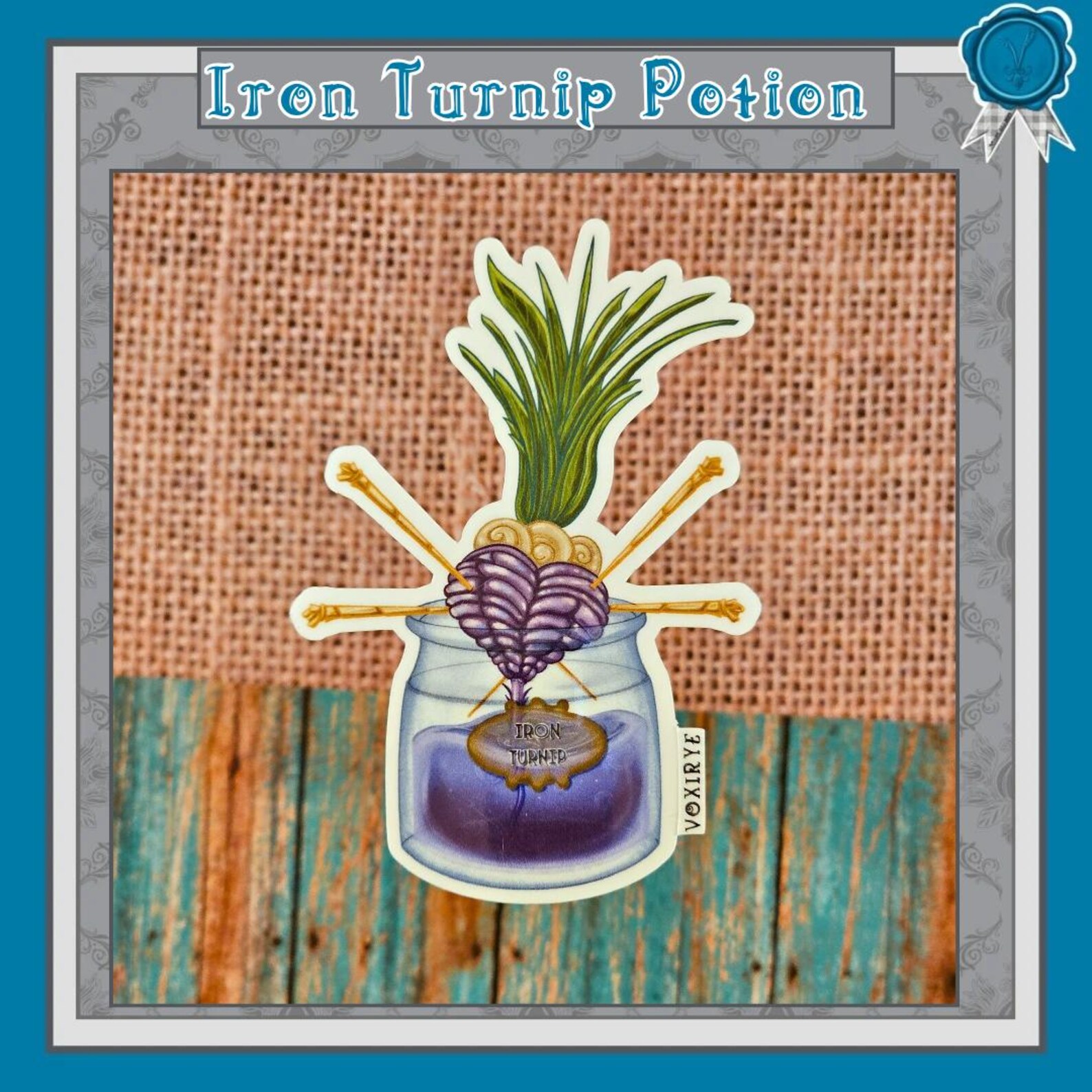 Iron Turnip Potion Dungeon and Dragon Gift for Friend Fantasy Gift for ...