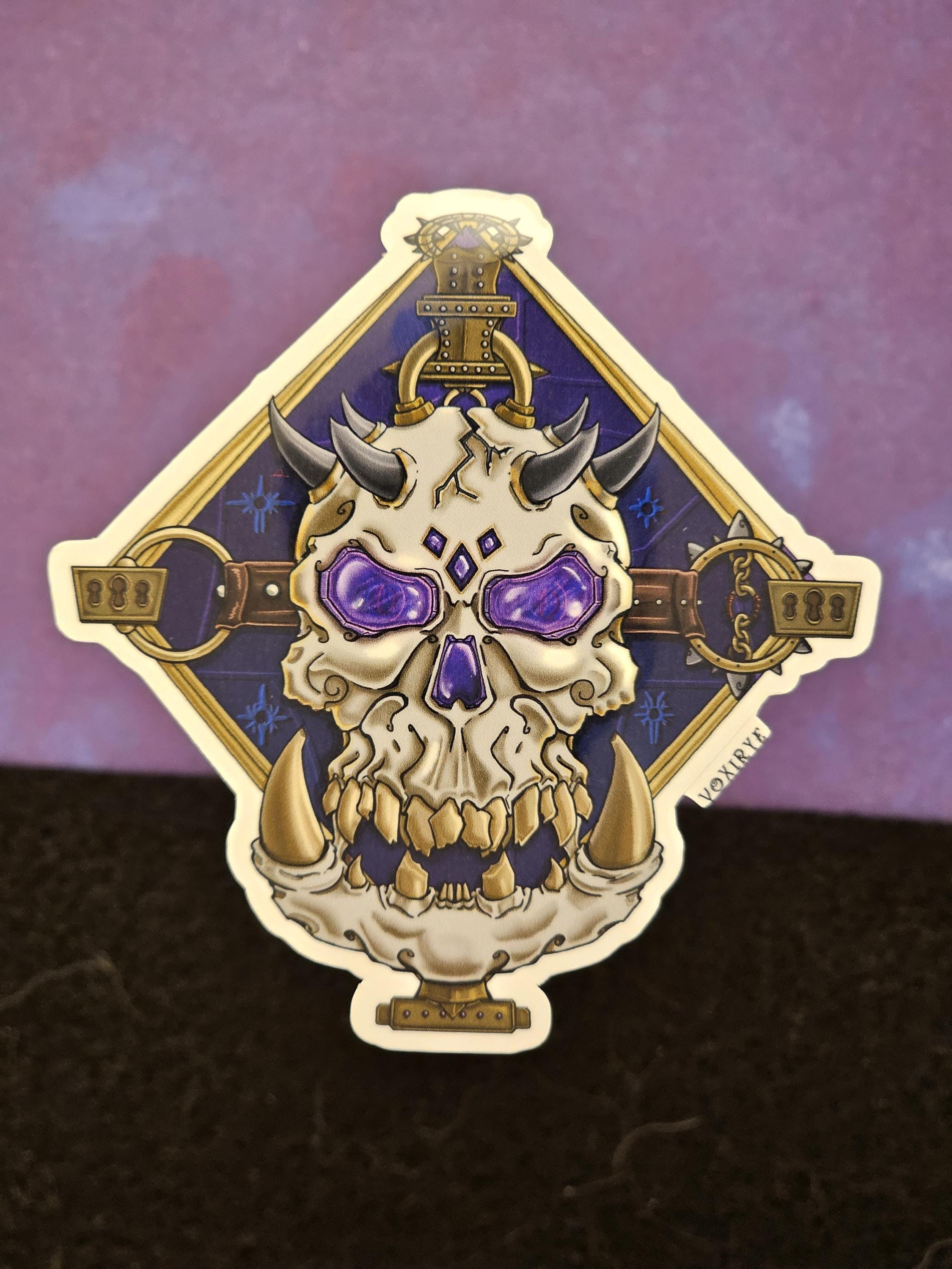 Warlock Class Sticker Dungeon and Dragon Gift for Friend Fantasy Gift ...