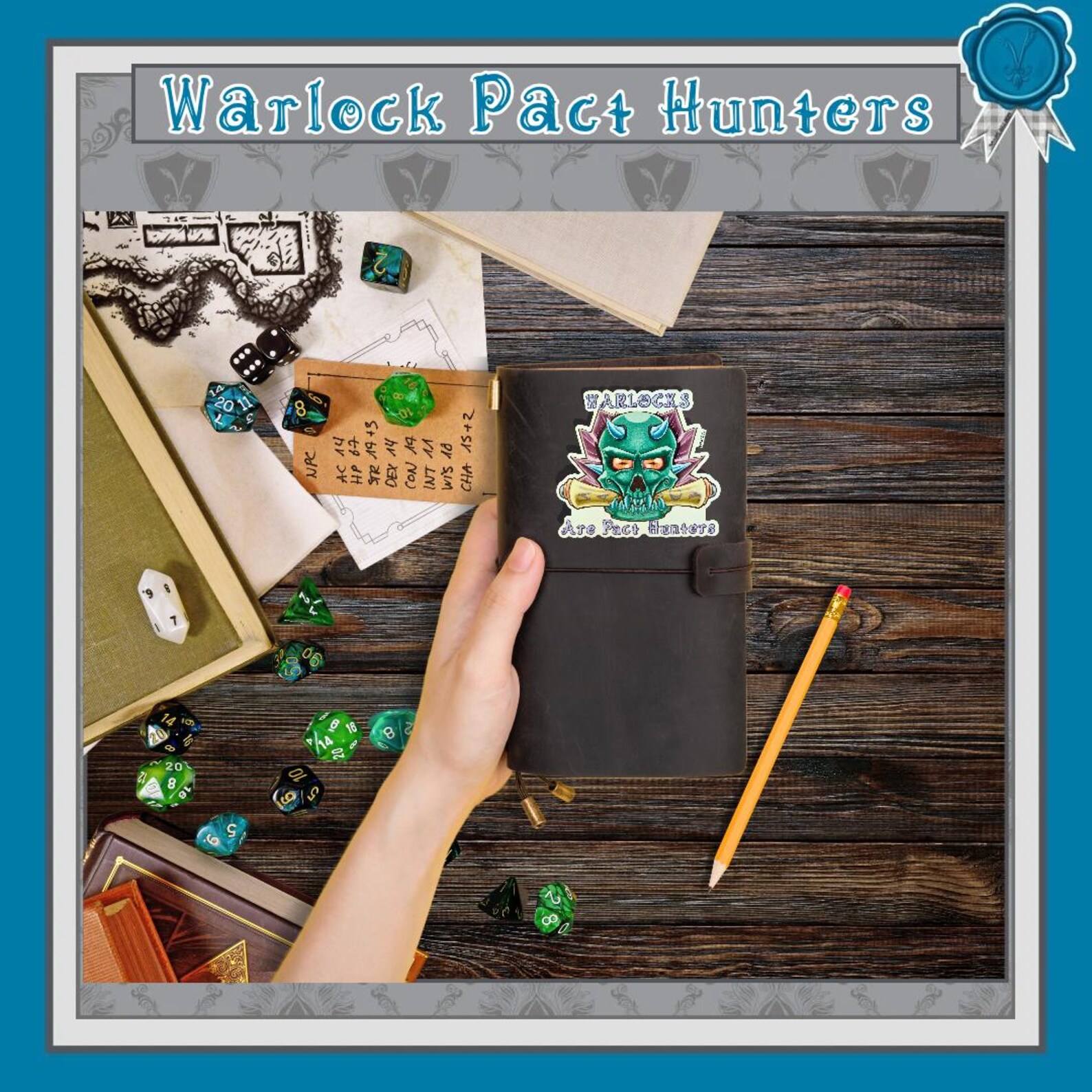Warlock Pact Gift Dungeon and Dragon Gift for Friend Fantasy Gift for ...