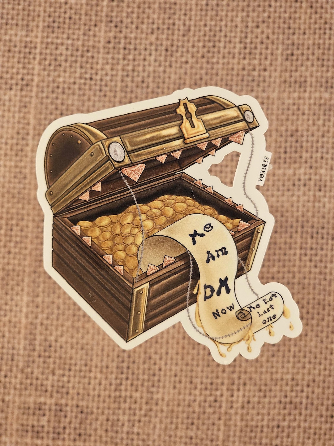 Me Am DM Mimic Sticker Dungeon and Dragon Gift for Friend Fantasy Gift ...