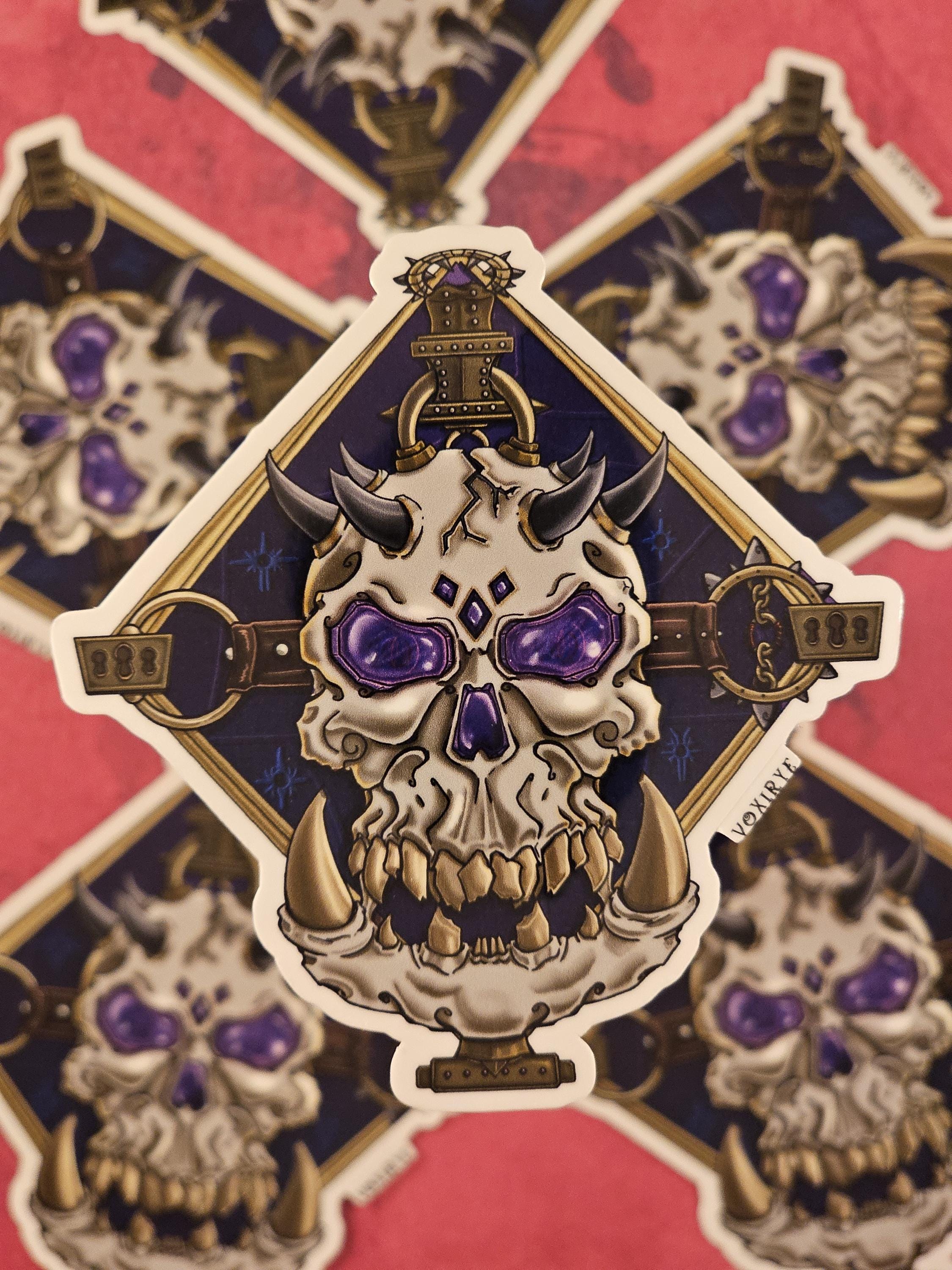 Warlock Class Sticker Dungeon and Dragon Gift for Friend Fantasy Gift ...