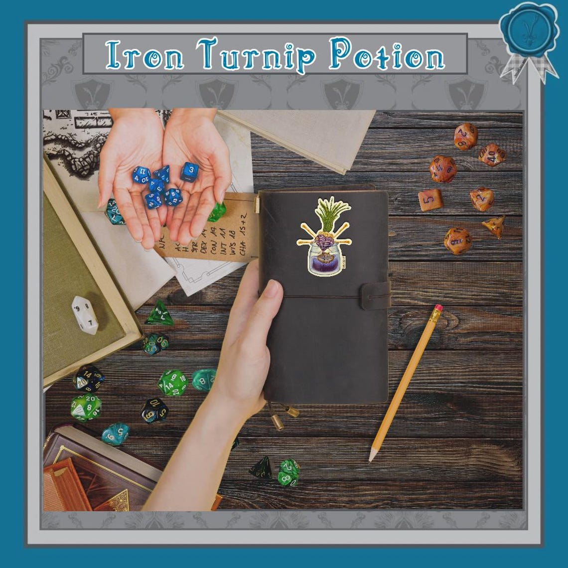 Iron Turnip Potion Dungeon and Dragon Gift for Friend Fantasy Gift for ...