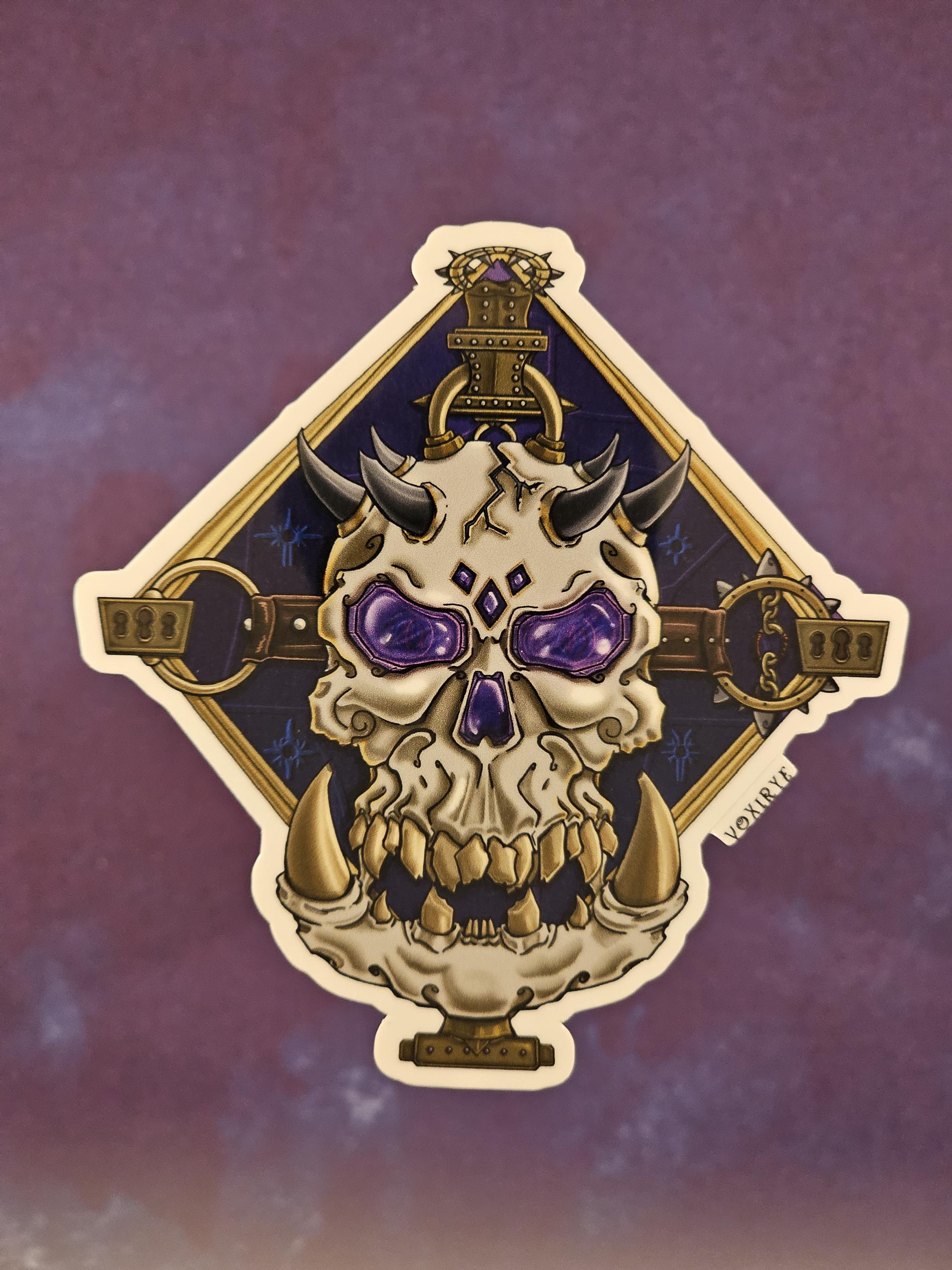 Warlock Class Sticker Dungeon and Dragon Gift for Friend Fantasy Gift ...