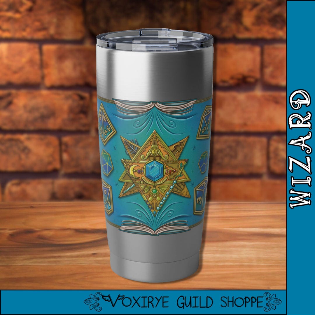 Elemental Wizard Class Emblem, Fantasy Lover Gift, Nerd Cup, TTRPG ...