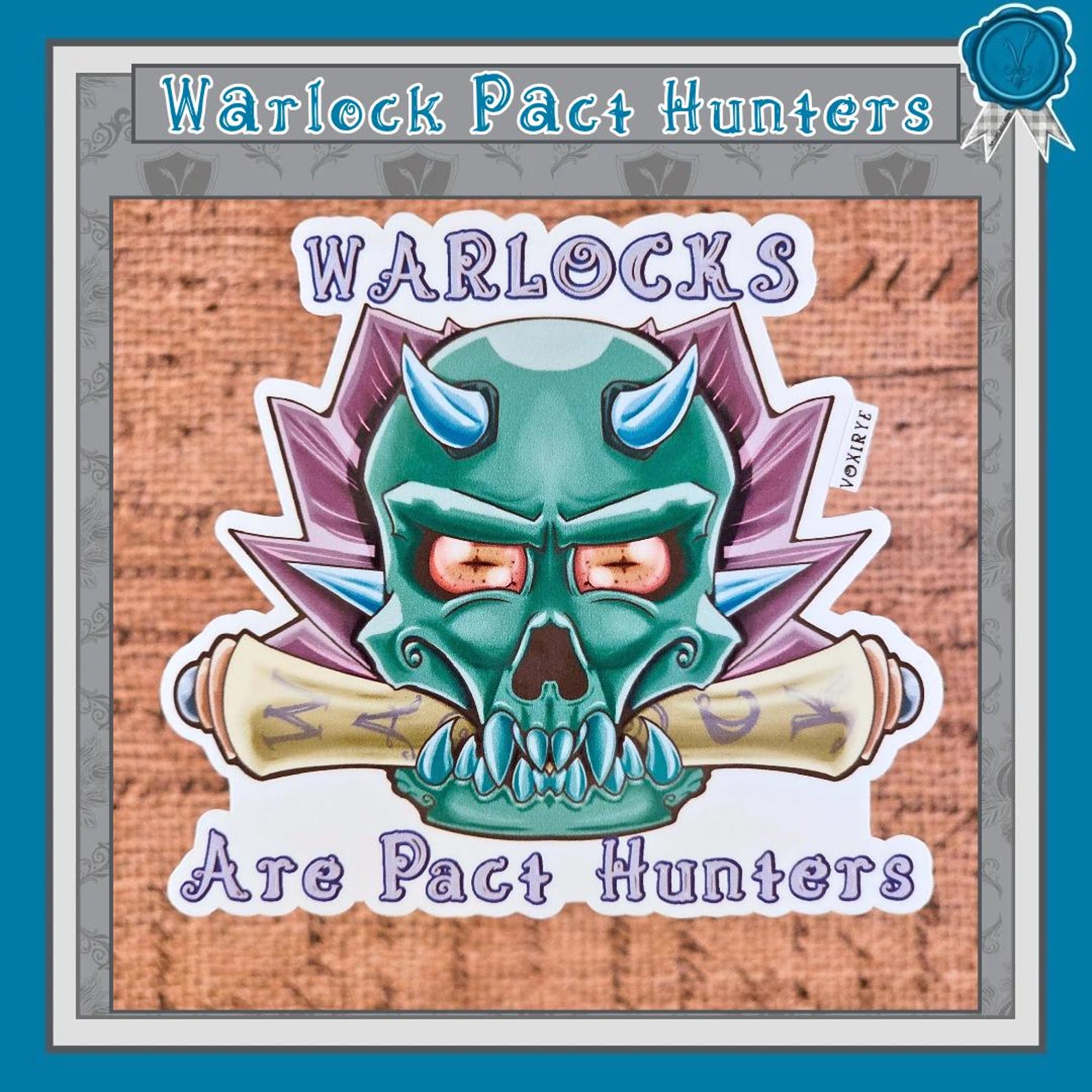 Warlock Pact Gift Dungeon and Dragon Gift for Friend Fantasy Gift for ...