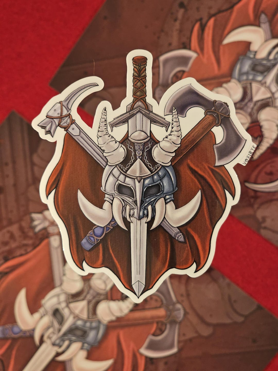 Barbarian Class Sticker Dungeon and Dragon Gift for Friend Fantasy Gift ...