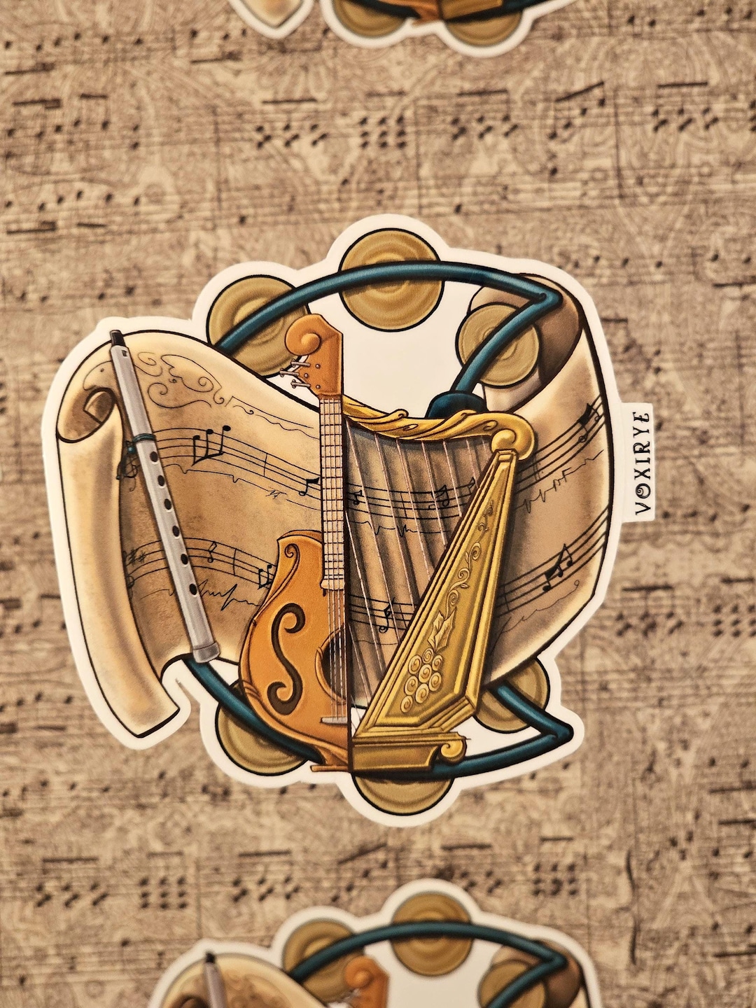 Bard Class Sticker Dungeon and Dragon Gift for Friend Fantasy Gift for ...