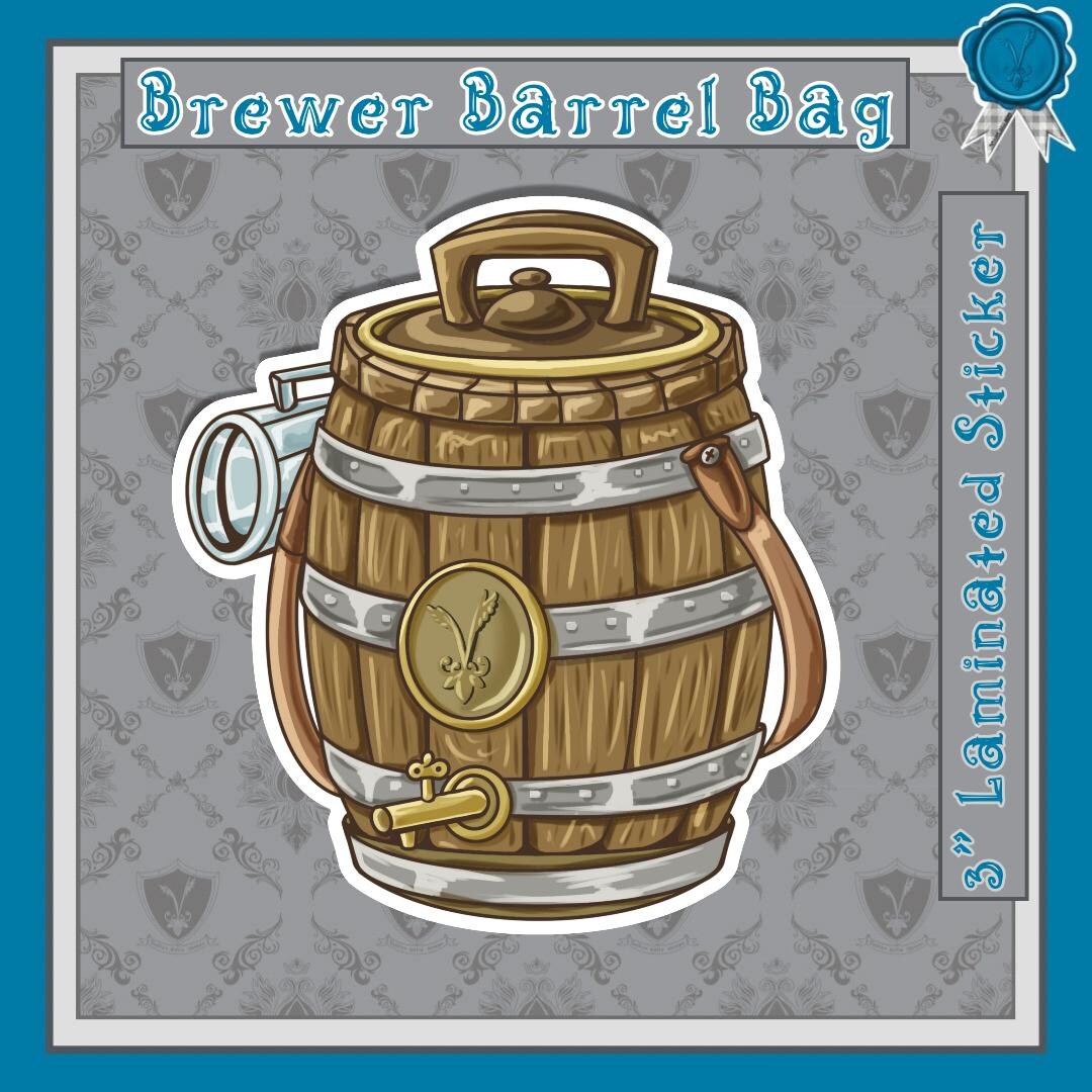 Brewer Keg Backpack Dungeon and Dragon Gift for Friend Fantasy Gift for ...