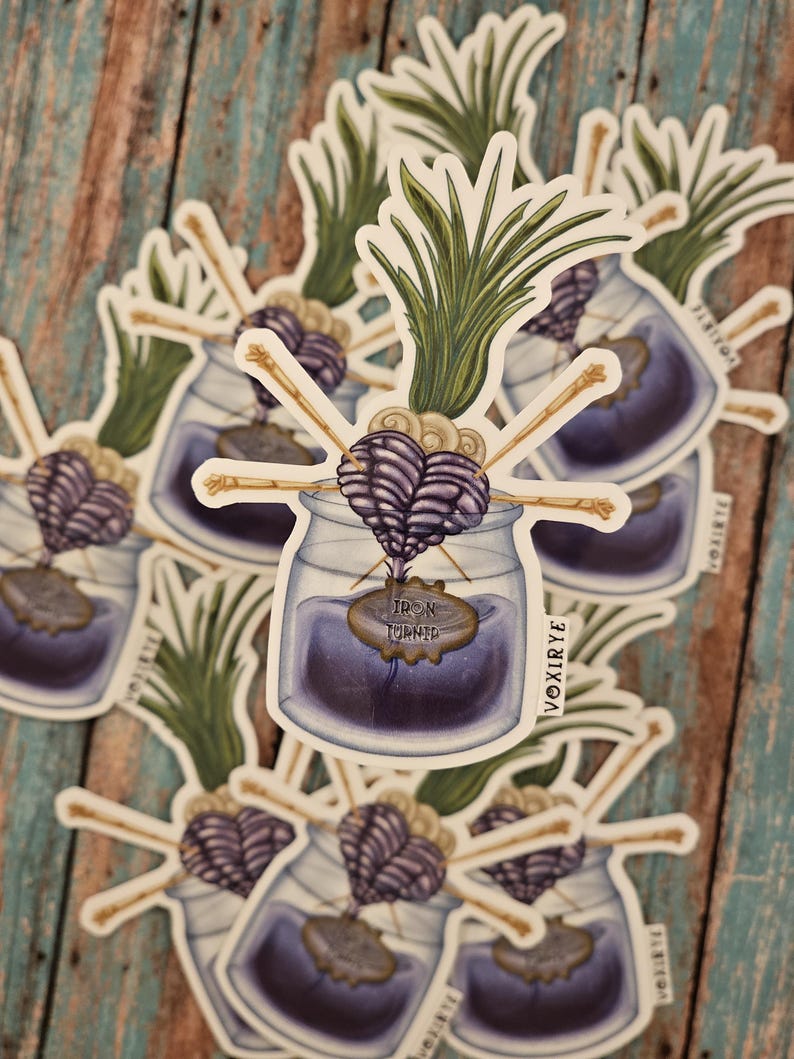 Iron Turnip Potion Dungeon and Dragon Gift for Friend Fantasy Gift for ...