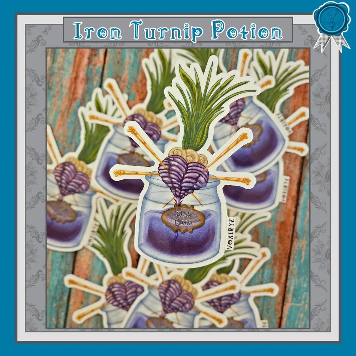 Iron Turnip Potion Dungeon and Dragon Gift for Friend Fantasy Gift for ...