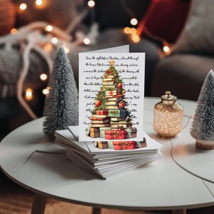 Twas the Night Before Christmas Card Boxed Book Lovers Book Themed ...