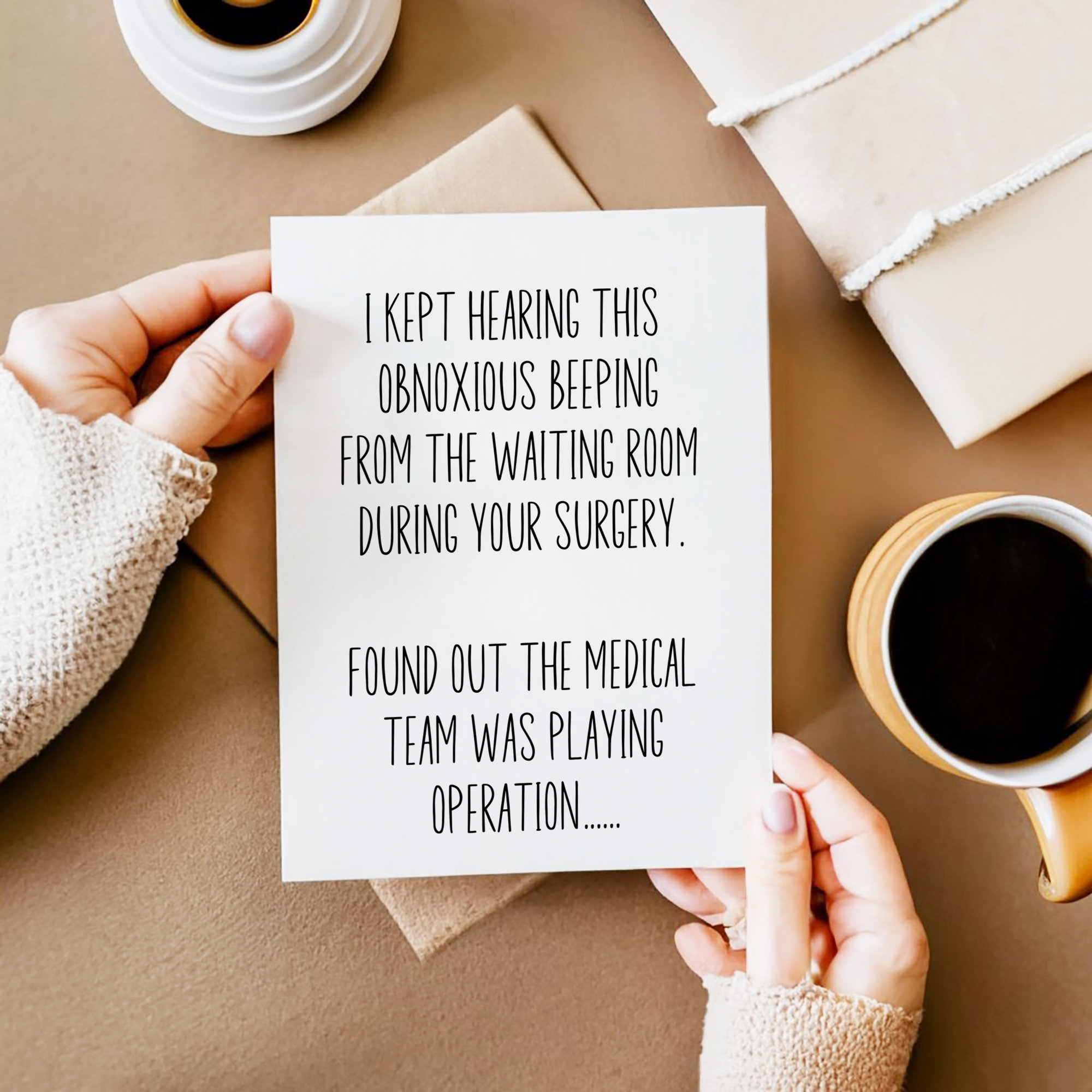 Humorous Get Well Card Printable Funny Heart Surgery Card Digital ...