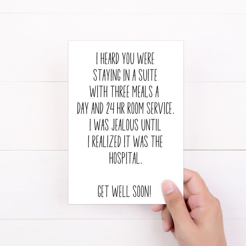 Funny Get Well Card for Friend After Surgery Recovery Card - Etsy