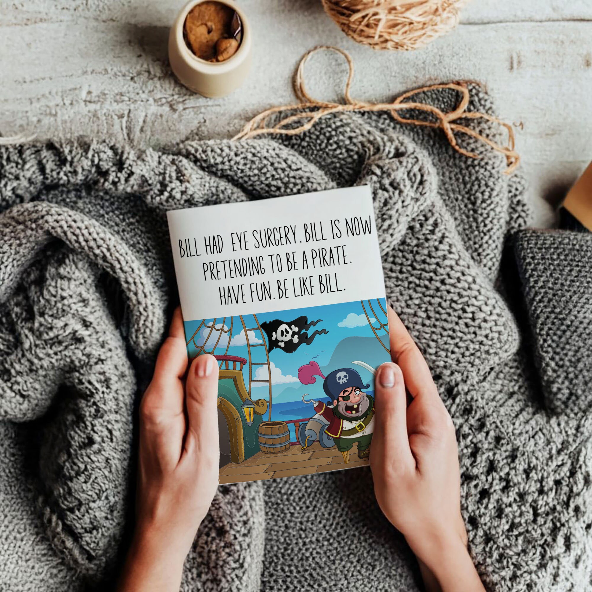 Cataract Surgery Card Eye Operation Card Funny Get Well Printable Card ...