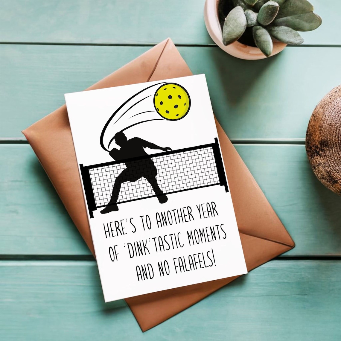 Printable Pickleball Birthday Card for Friend Personalized Pickleball ...