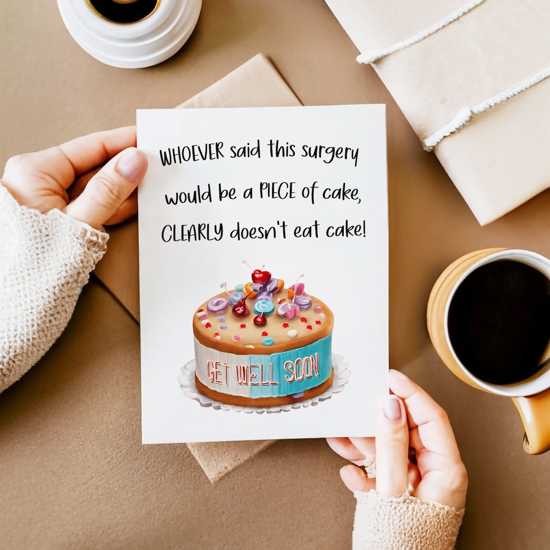 Funny Get Well Card Surgery Recovery Card for Friend Card Funny ...