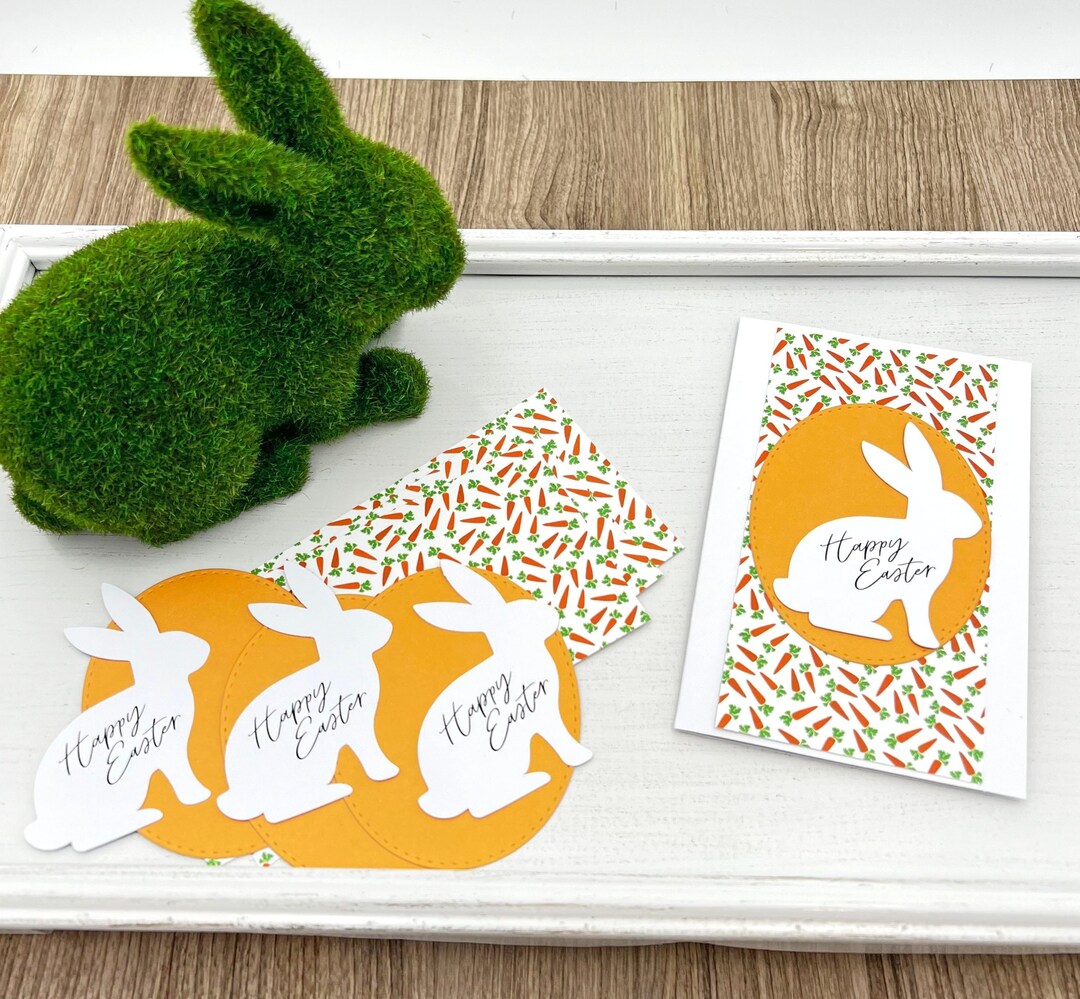 Happy Easter DIY Card Making Kit for Adult Easter Bunny Card Handmade ...