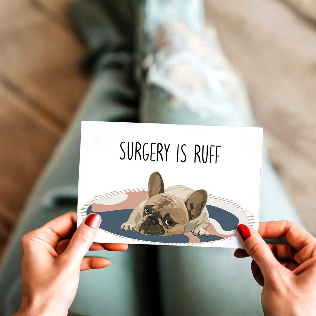 Surgery Recovery Card Printable Sympathy Card Dog Get Well Card Digital ...