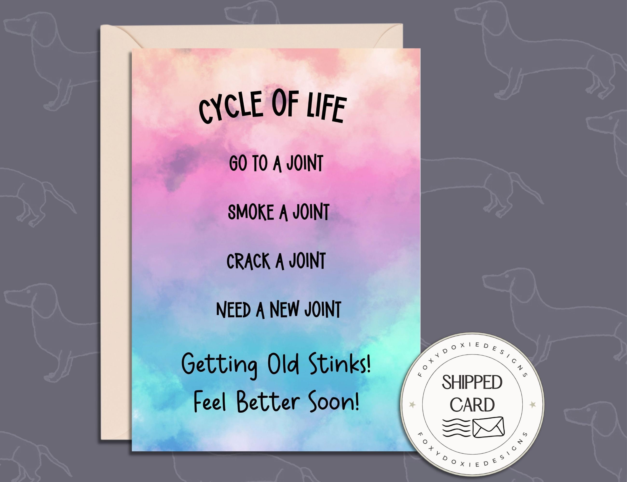 Funny Hip Surgery Cards Knee Replacement Get Well Card Hip - Etsy