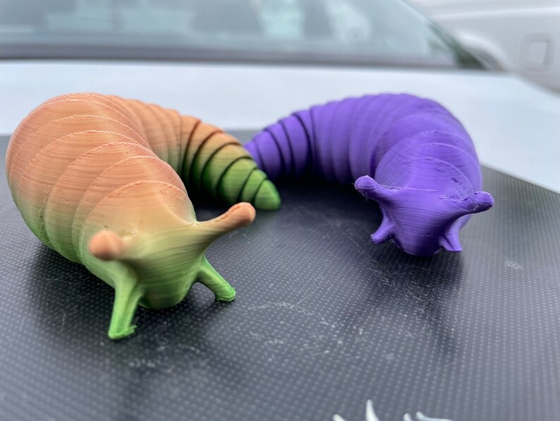 Fidget Slug 3D Printed - Etsy
