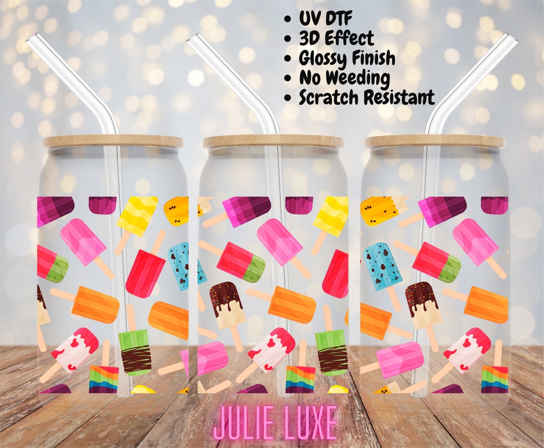 Popsicles | Cup Wrap | Digital Download | PNG | Libbey Glass Can - Etsy
