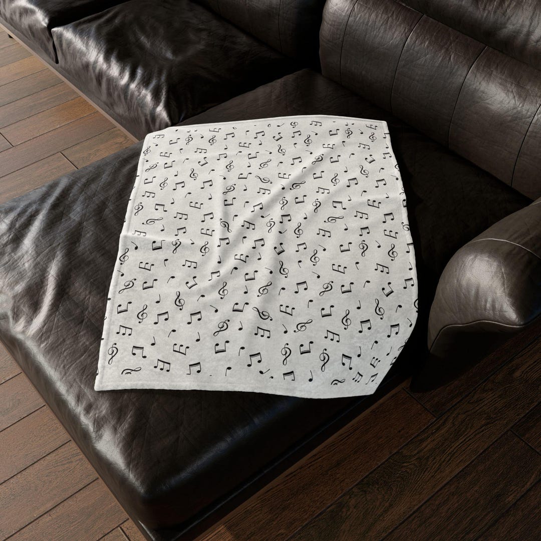 Musical Notes Blanket | Cozy Listening Companion, Perfect Gift for ...