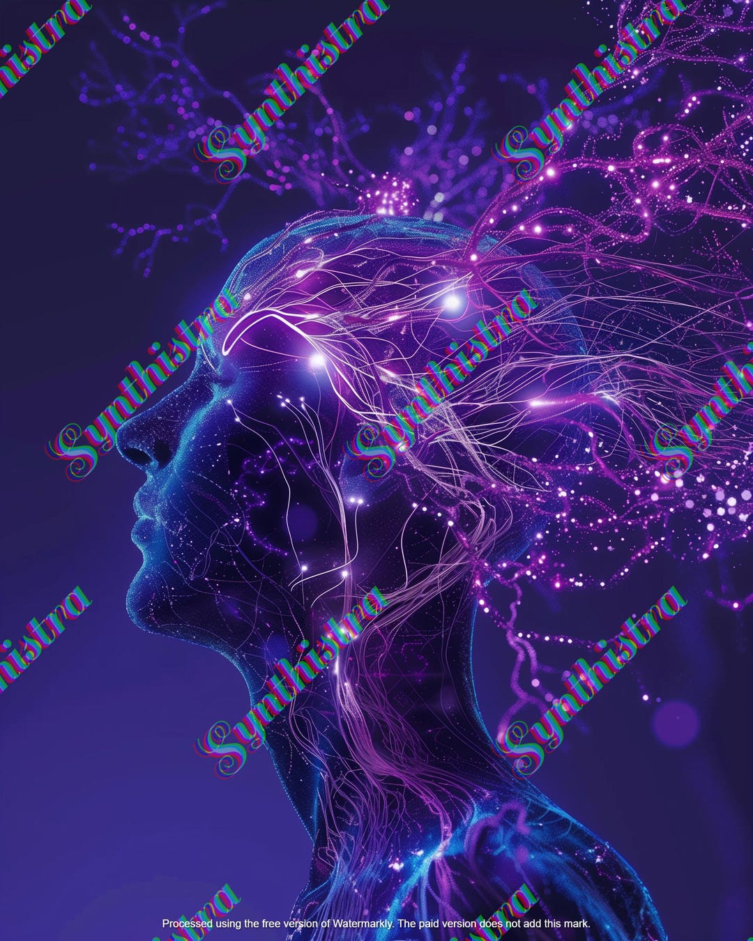 Neural Bloom – AI Wall Art Printable (futuristic Tech Poster, Instant Download) - Etsy