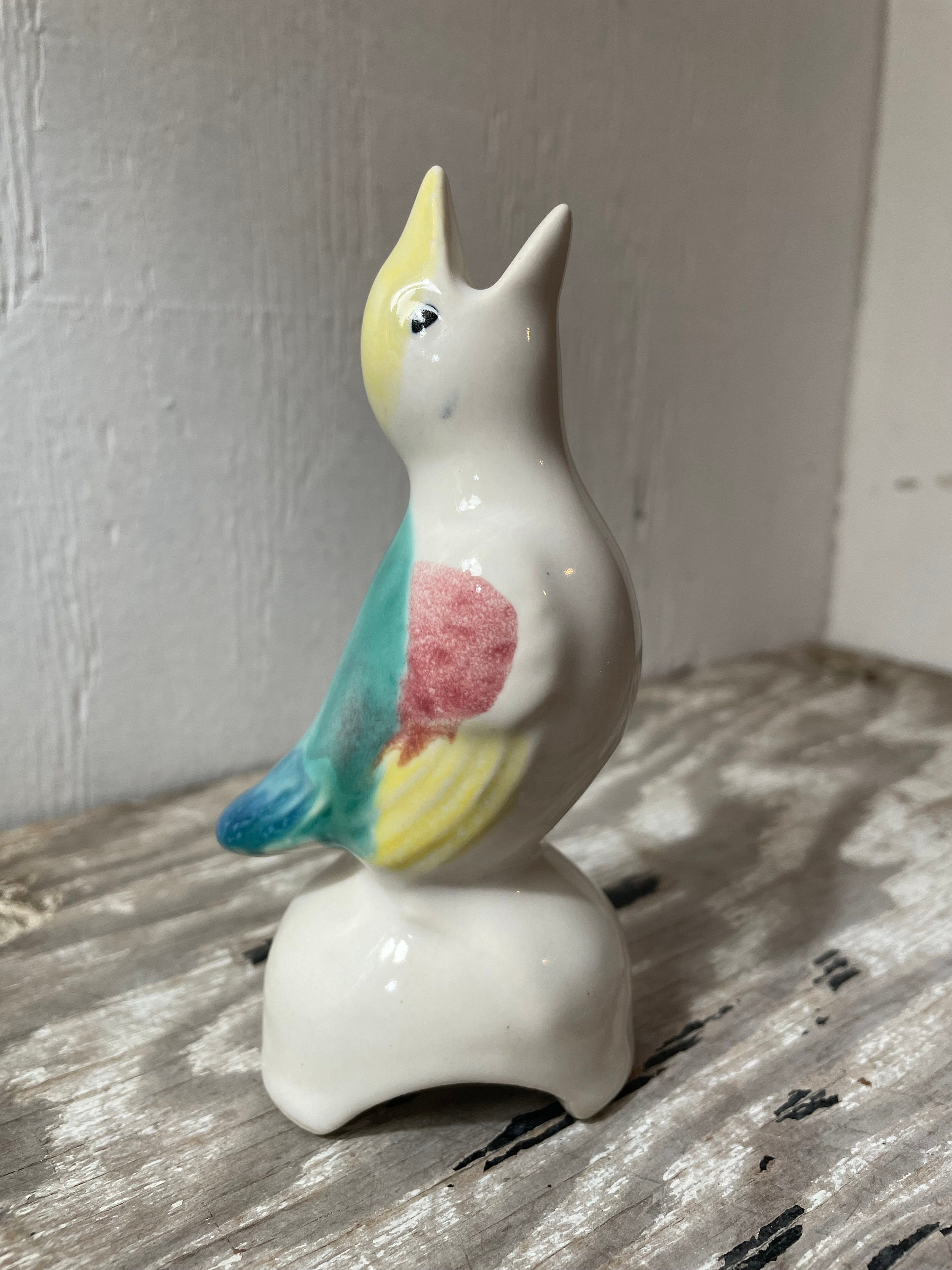 Vintage Pie Bird Vintage Pottery Colorful Ceramic Pie Bird - Etsy