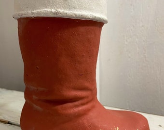 Paper Mache Santa Boot - Etsy