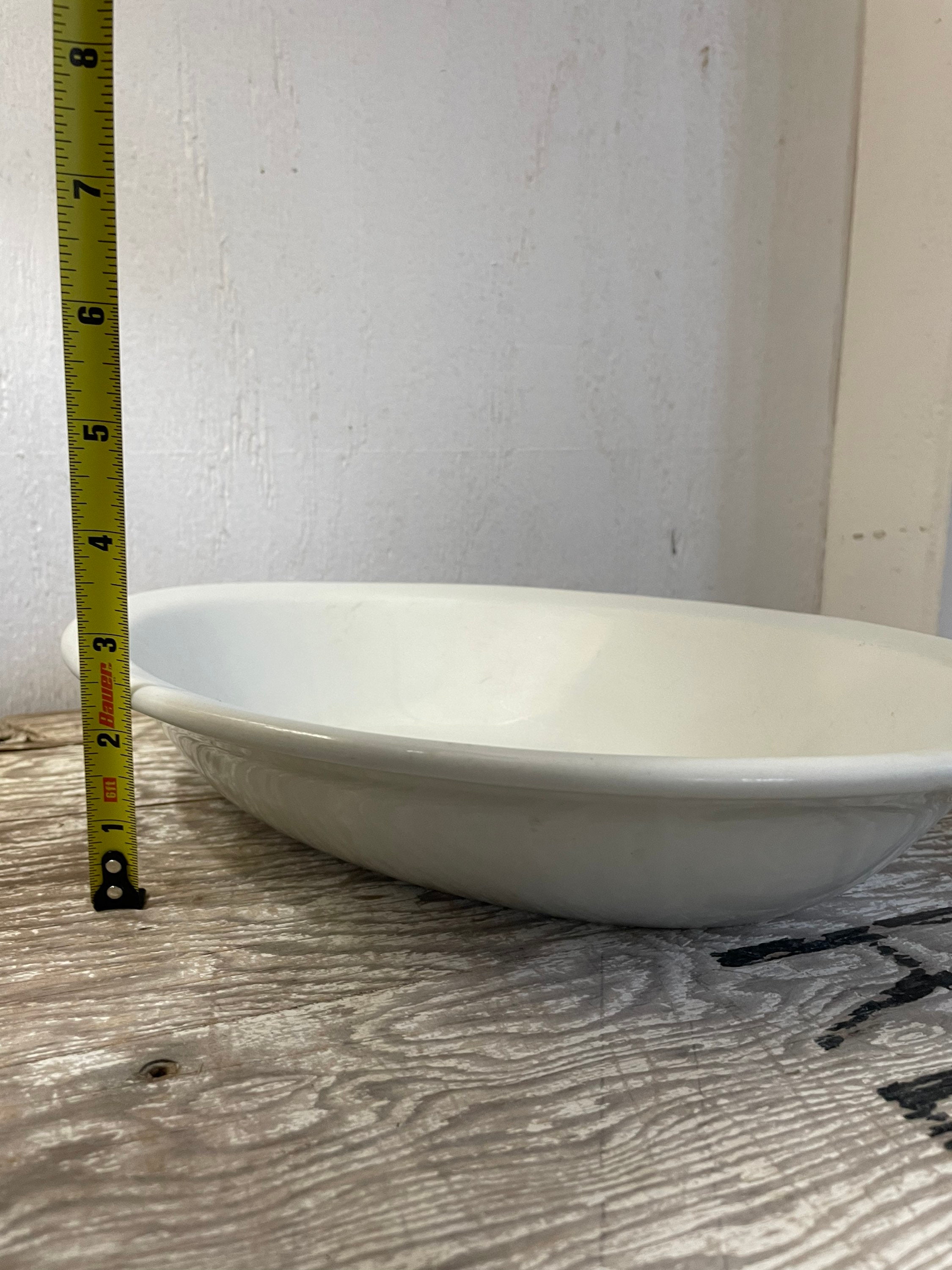 Vintage English Ironstone Dish Heavy Antique Ironstone Shallow Bowl ...