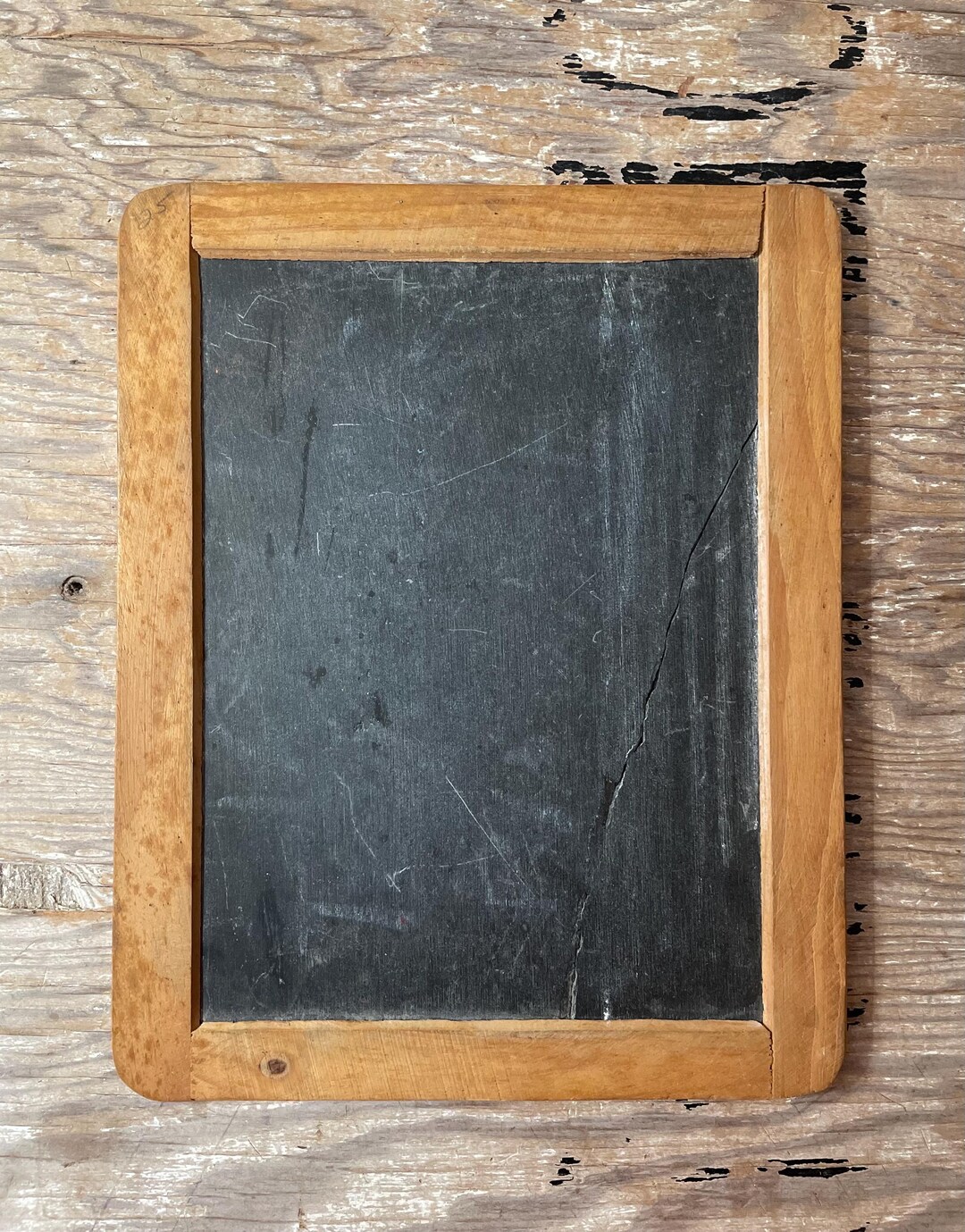 Vintage Slate Chalkboard - Wood and Slate - Old School Chalkboard ...