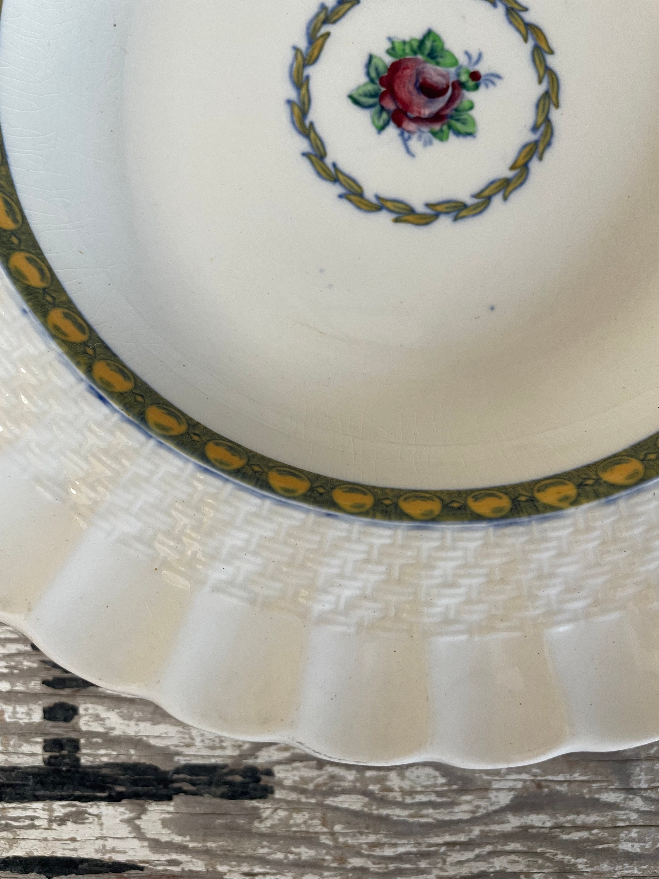 4 Vintage Spode Plates Set of 4 Copeland Spode Salad Plates Pearl and ...