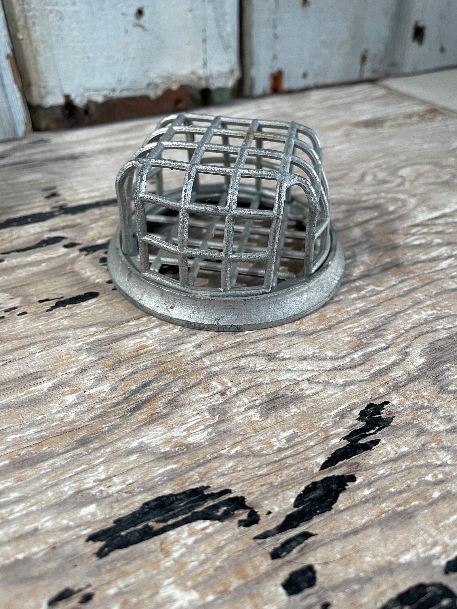 Vintage Cage Flower Frog Metal Floral Frog - Etsy