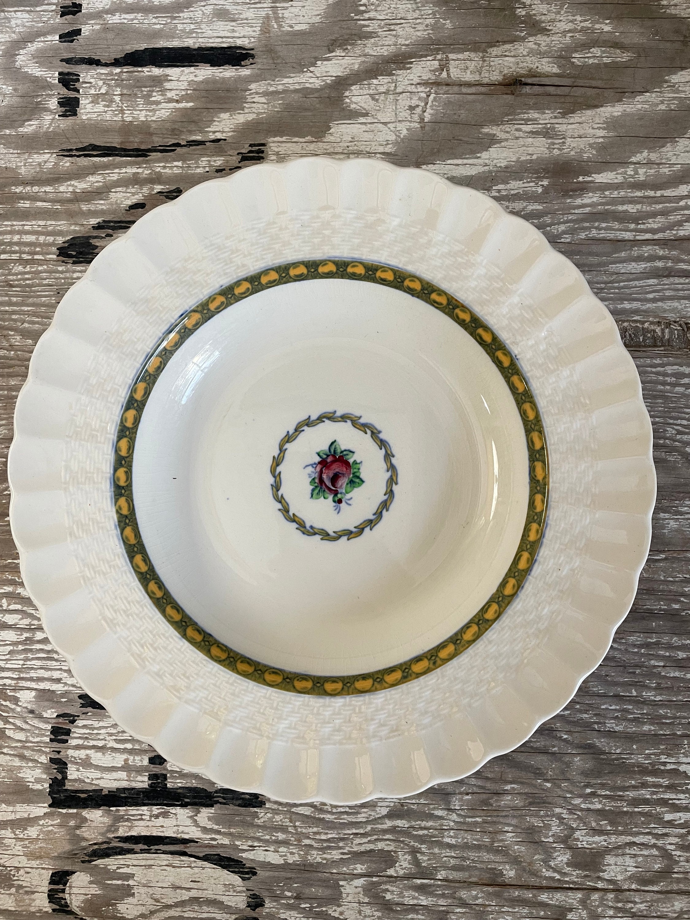 4 Vintage Spode Plates Set of 4 Copeland Spode Salad Plates Pearl and ...