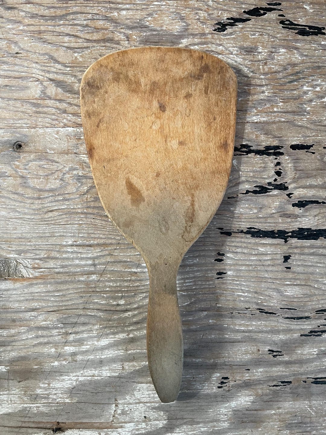 Vintage Butter Paddle - Primitive Wooden Utensil - Butter Spreader ...