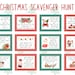 Christmas Scavenger Hunt Printable, Christmas Treasure Hunt, Indoor ...
