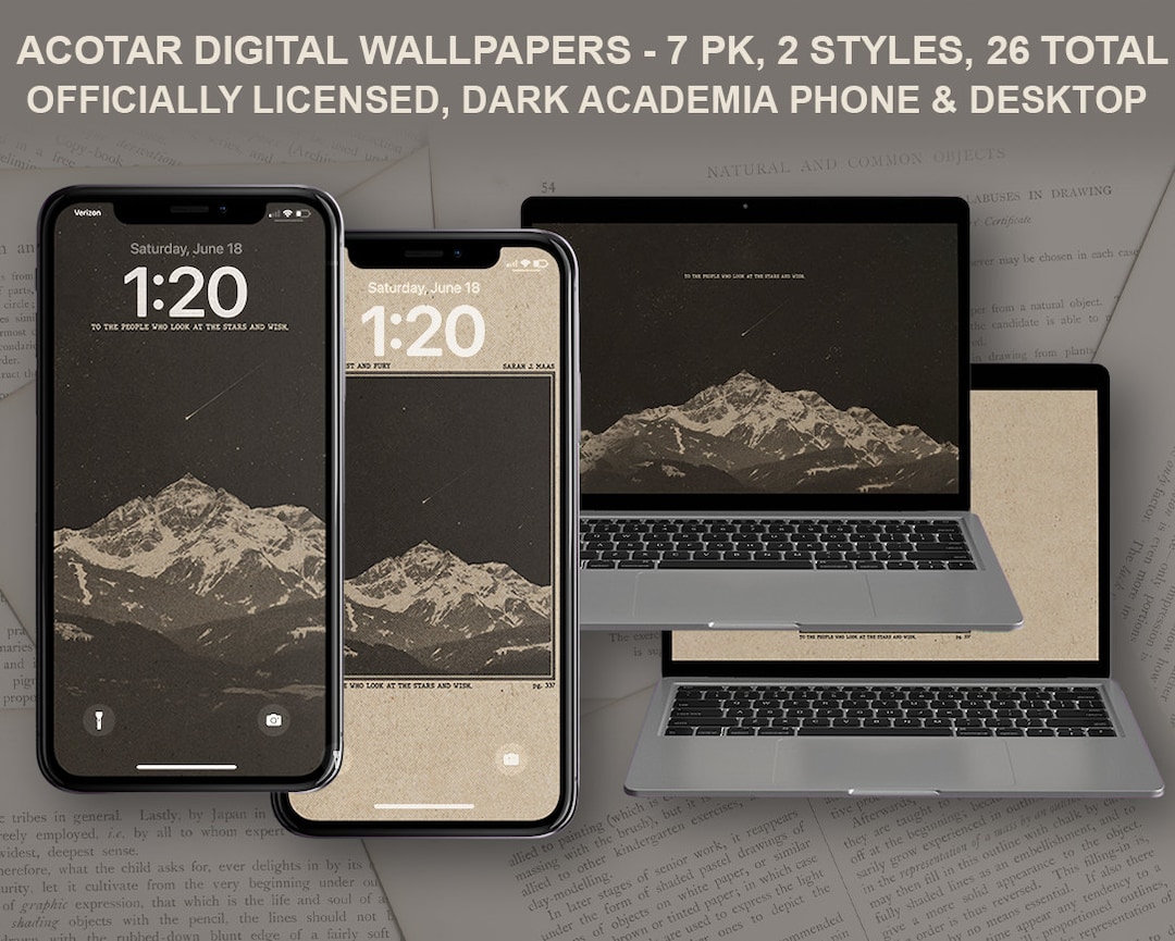 Officially Licensed, ACOTAR Quotes Collection - 7 Pack Wallpapers ...