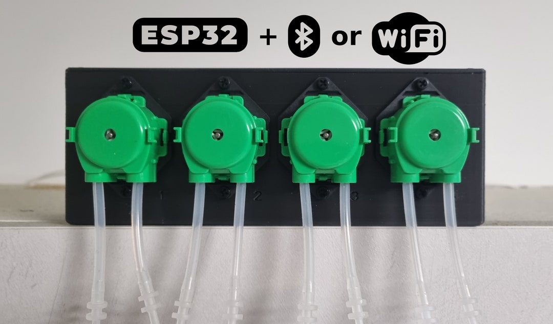 ESP32 DIY 4-heads Peristaltic Dosing Pump Project Balling Reef Tank - Etsy