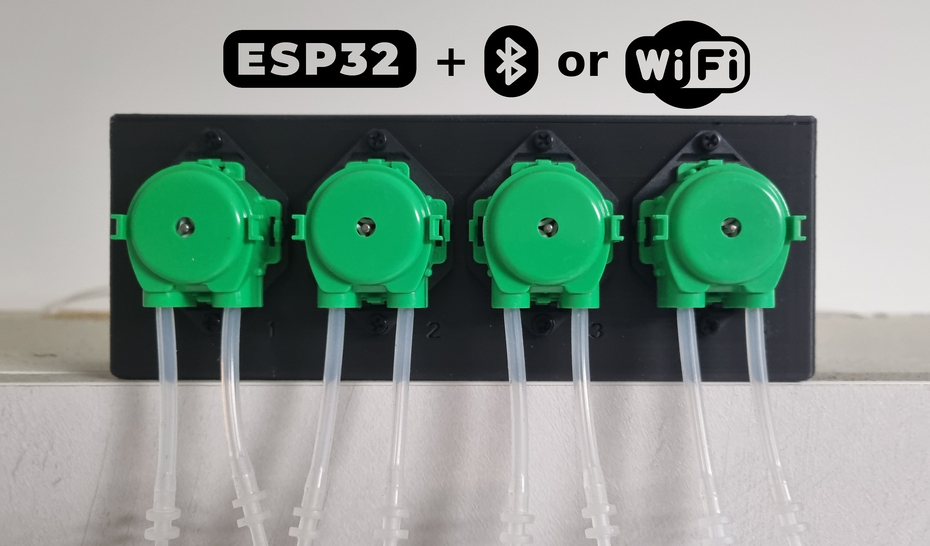 ESP32 DIY 4-heads Peristaltic Dosing Pump Project Balling Reef Tank - Etsy